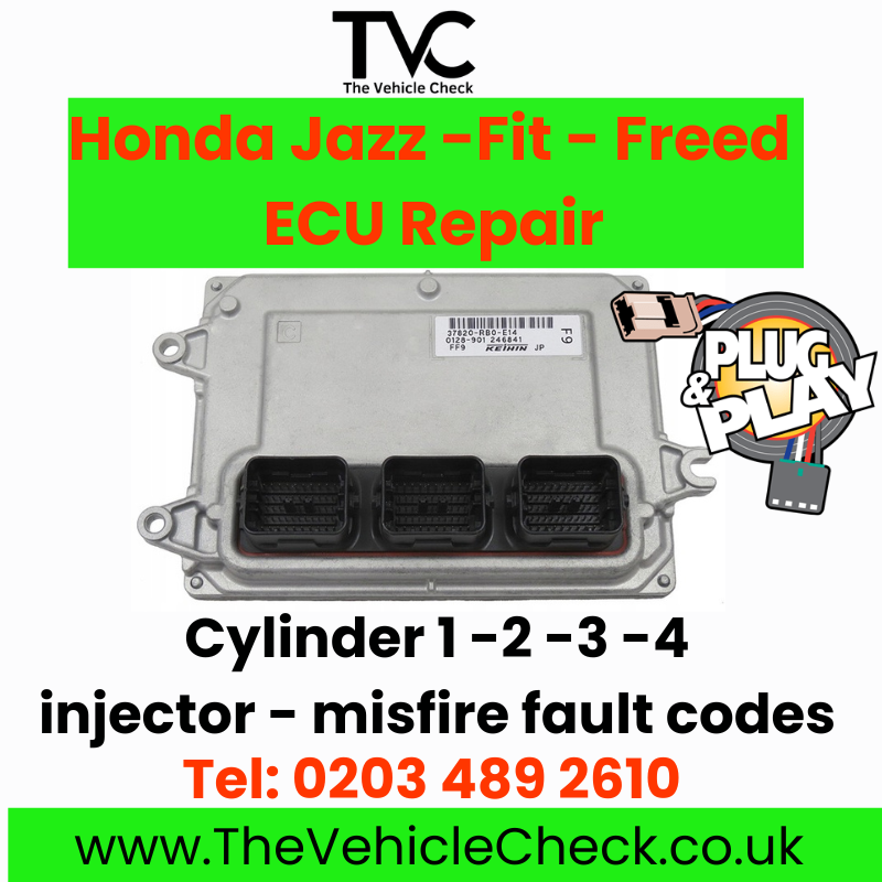 Honda ECU trouble Codes: P0201, P0202, P0203, P0204, P0301, P0302 ...