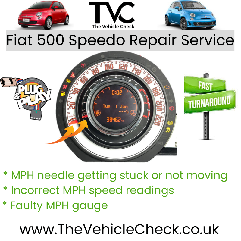 Fiat 500 Instrument Cluster – Common Faults - Repairs | The Vehicle Check